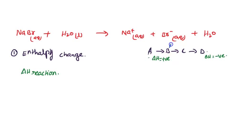 A small amount of sodium bromide (NaBr) Is dissolved in large amount of ...