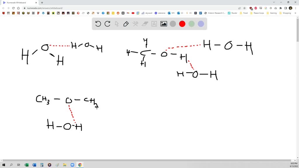 SOLVED: Draw all of the hydrogen bonding interaction pairs in a ...