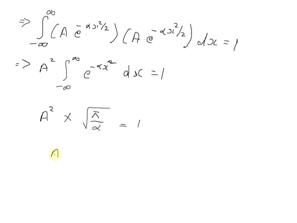 SOLVED Ax 2 12 The Wave Function Of A Particle Y x Ae x 2 The