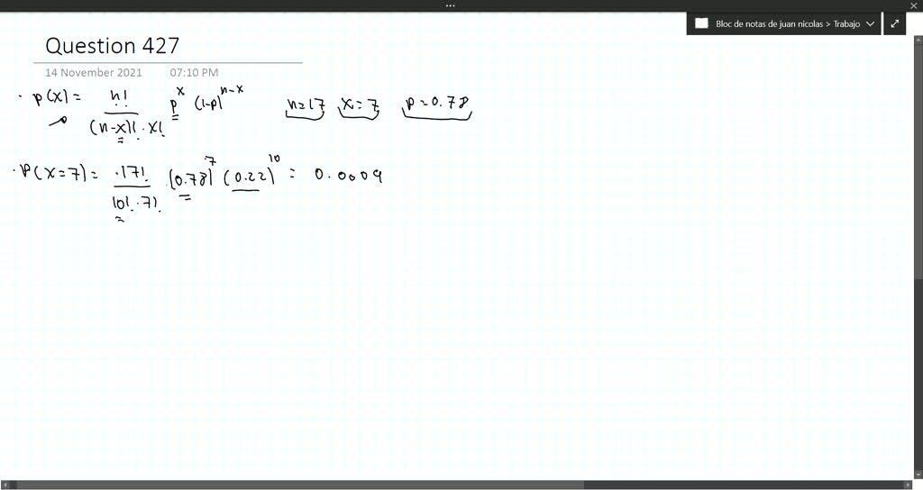 SOLVED: Assume that # procedure yields binomial distribution with a ...