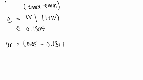 if a soil sample has a dry unit weight of 195 knm3 ydw a void ratio of ...