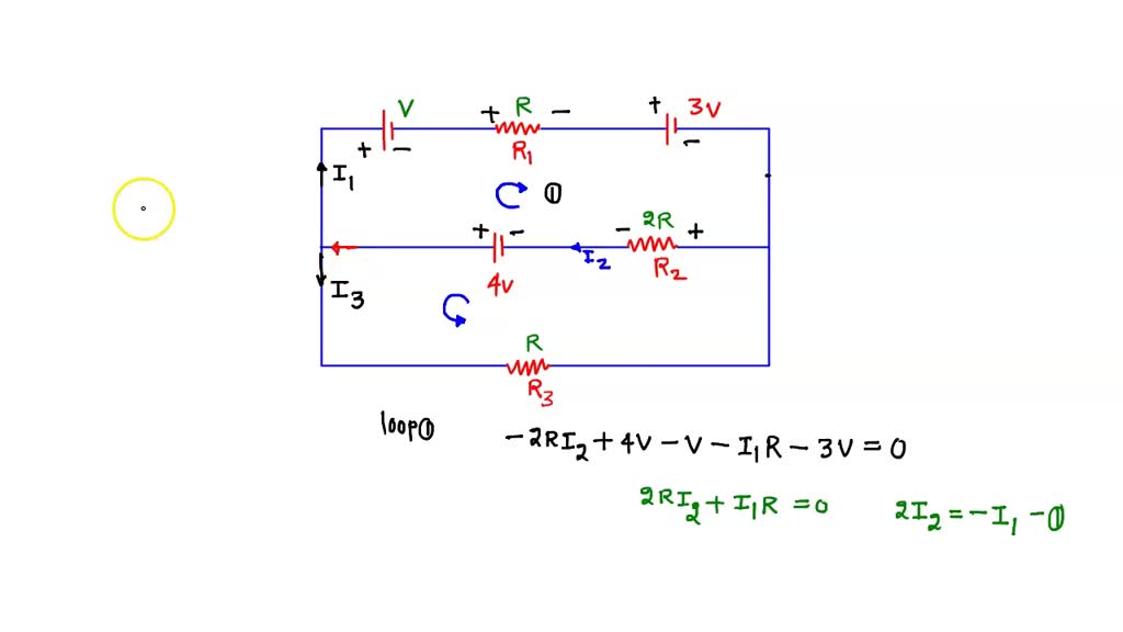 Solved Determine The Current Through R1 In Amperes For The Circuit