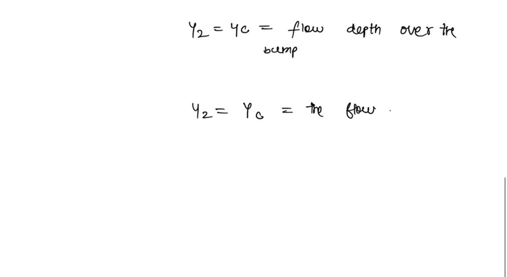 SOLVED: Consider uniform water flow in a wide rectangular channel with ...