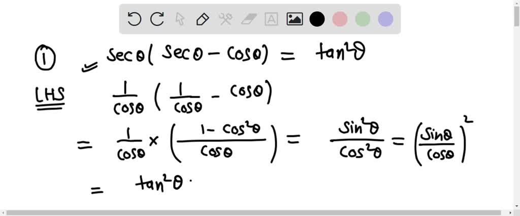 SOLVED: Given some initial information use the identities to find the ...