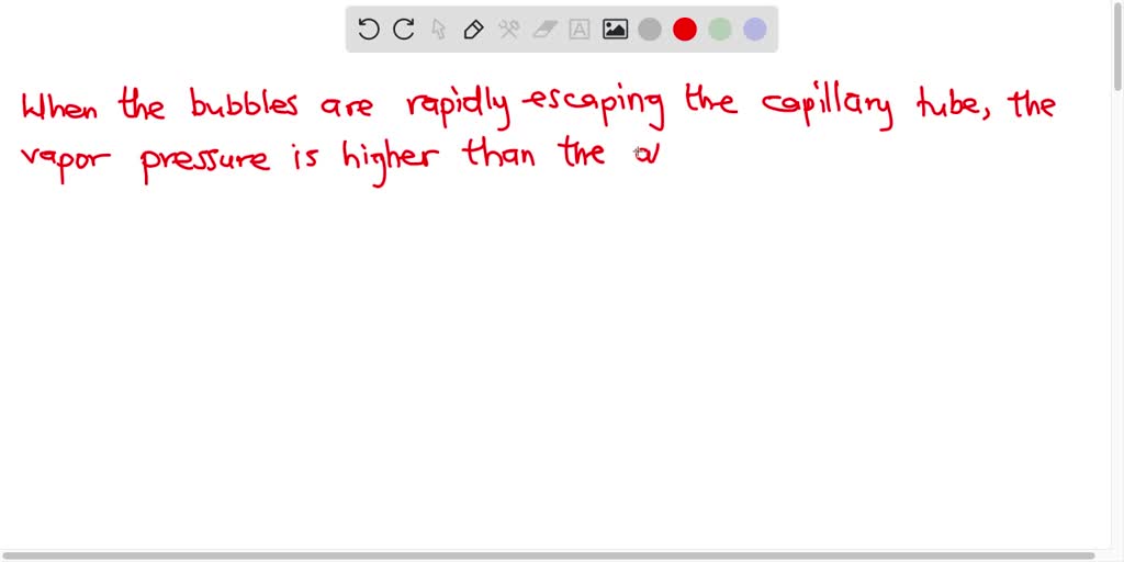 a. Suppose the boiling point is recorded when bubbles are rapidly ...