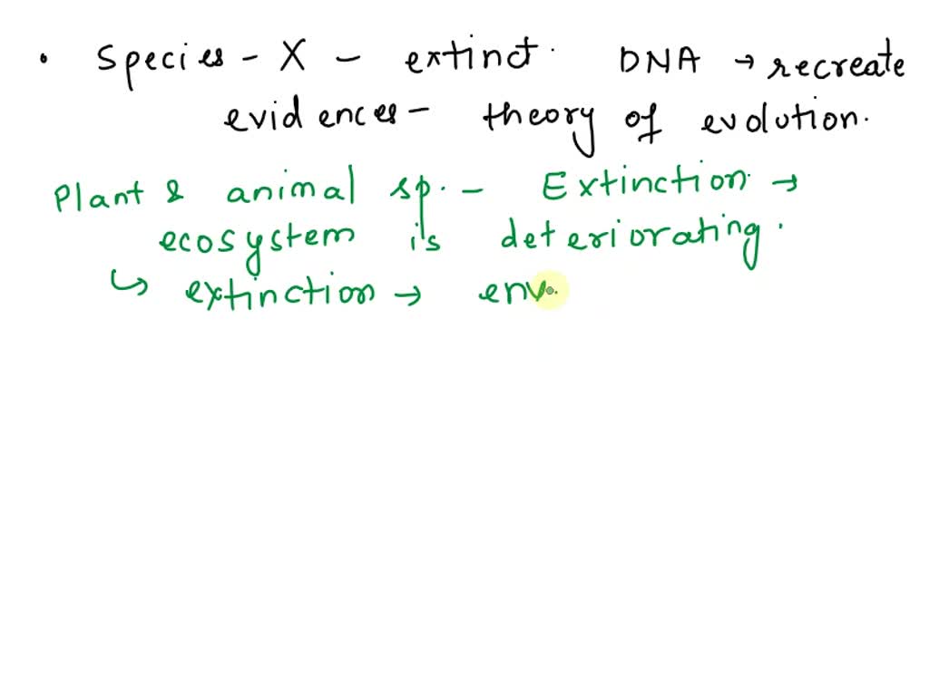 SOLVED: Do you think it is important that all species be prevented from ...