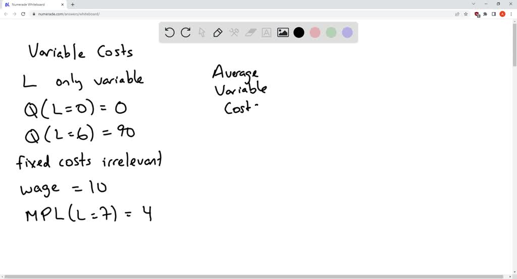 Solved Suppose That A Firm Has Only One Variable Input Labor And Firm Output Is Zero When