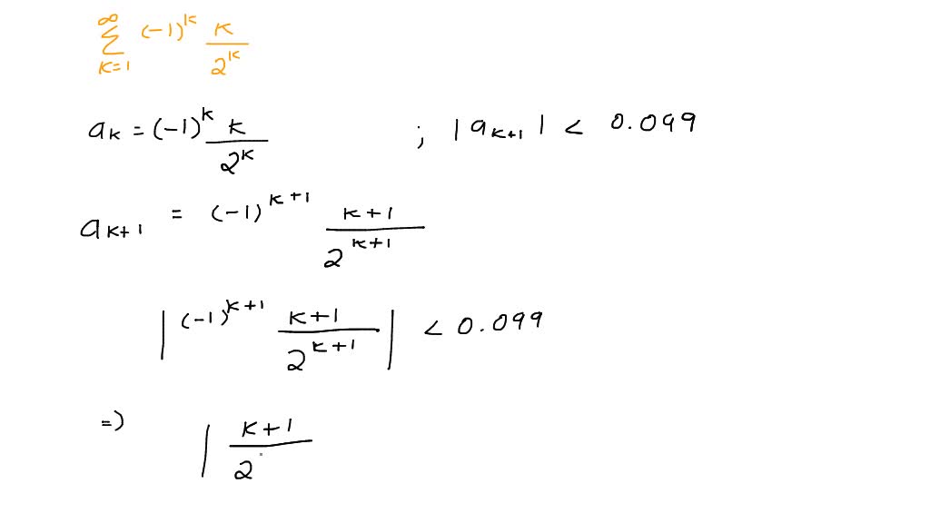SOLVED: Use the method of partial sums to estimate the sum of the ...