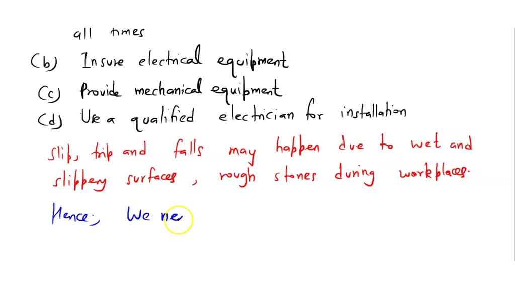 SOLVED: flowchart of safe work procedures for an 11 kV substation ...