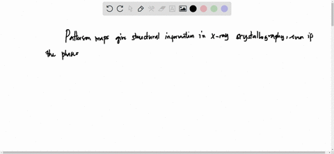 What is a patterson map how does the patterson mao...