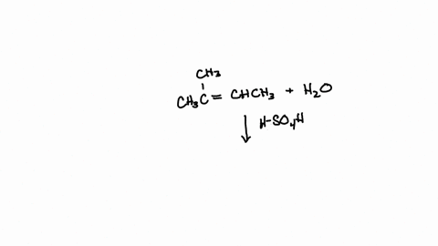 draw the structure of the expected major product for the reaction below ...
