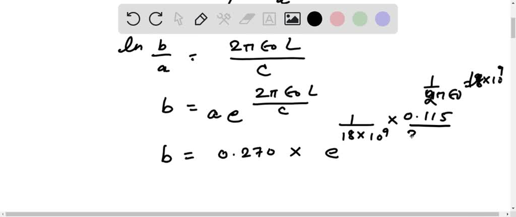 SOLVED: A conducting cylinder of length 44cm and outer radius 4.5cm is ...