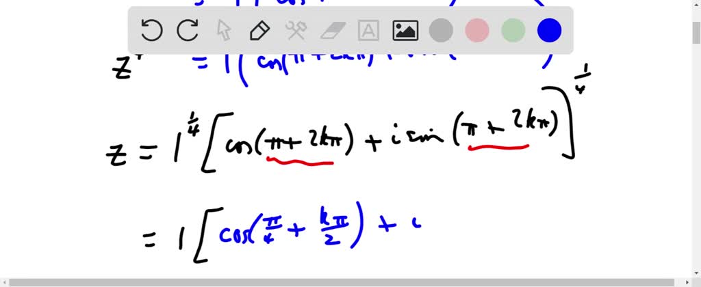 SOLVED: Rewrite the complex number z =4] cos % sin 9 in standard polar ...