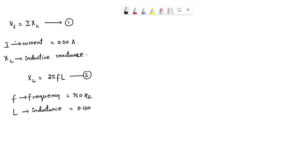 Solved An Inductor Has An Inductance Of 0 037 H The Voltage Across This Inductor Is 20 V And