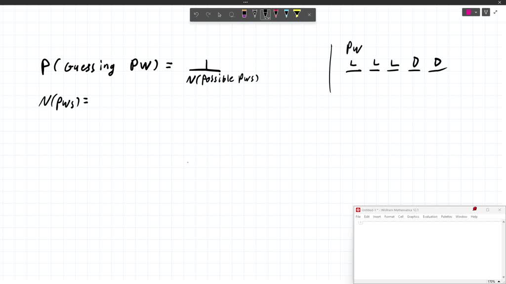 SOLVED: A computer password is created by selecting three letters at random from the alphabet ...