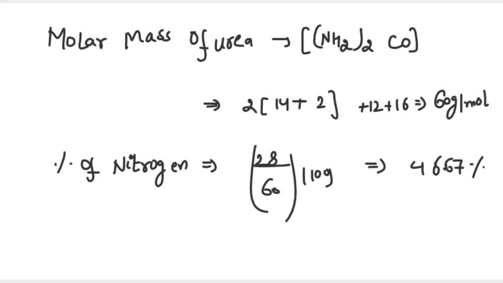 SOLVED: Urea (NH2)2CO) is prepared by reacting ammonia with carbon ...
