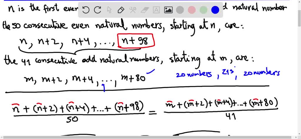 SOLVED If A B C And D Are Four Consecutive Odd Numbers And Their Average Is 52 What Is 