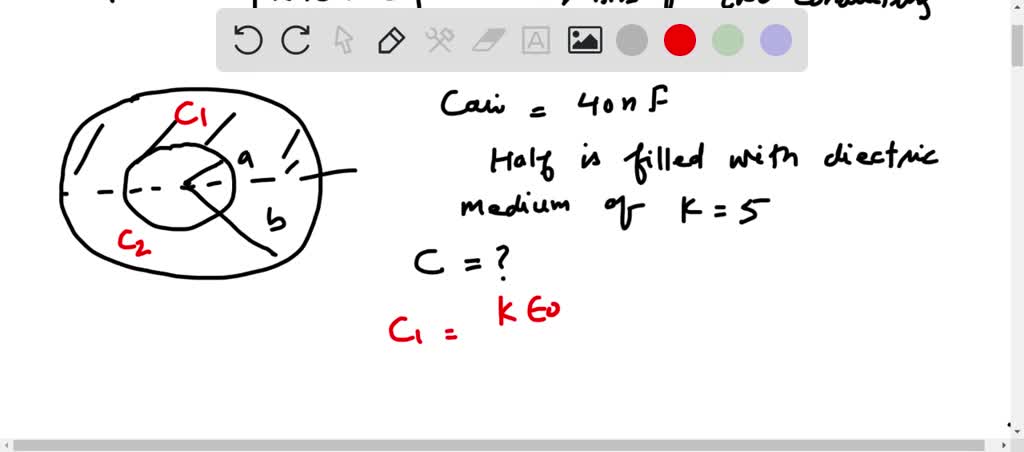 SOLVED: Consider a spherical capacitor consisting of concentric ...