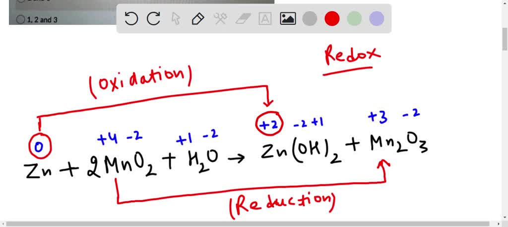 SOLVED: The following oxidation-reduction reaction occurs in a certain ...