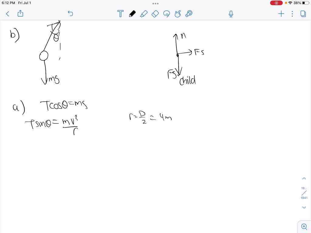 SOLVED: An amusement park ride consists of a rotating circular platform ...