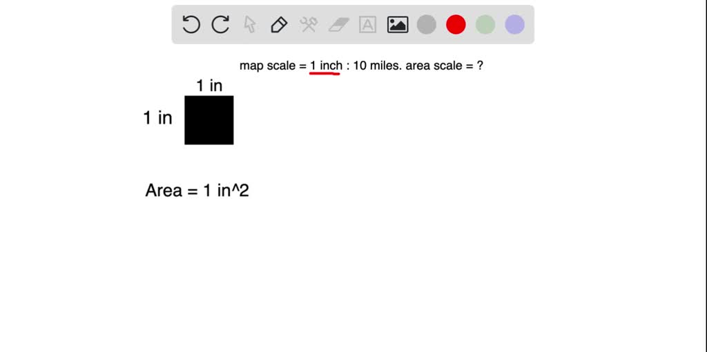 SOLVED: A map of a forest uses a scale of 1 inch = 15 miles.The ...