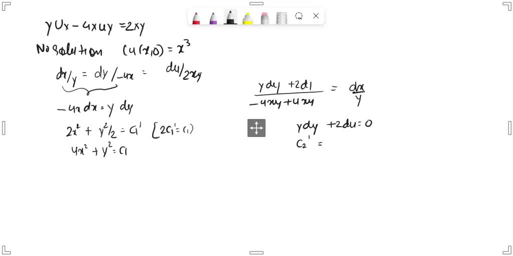 Use the method of characteristics to solve xuy - yux = u with u(x,0 ...