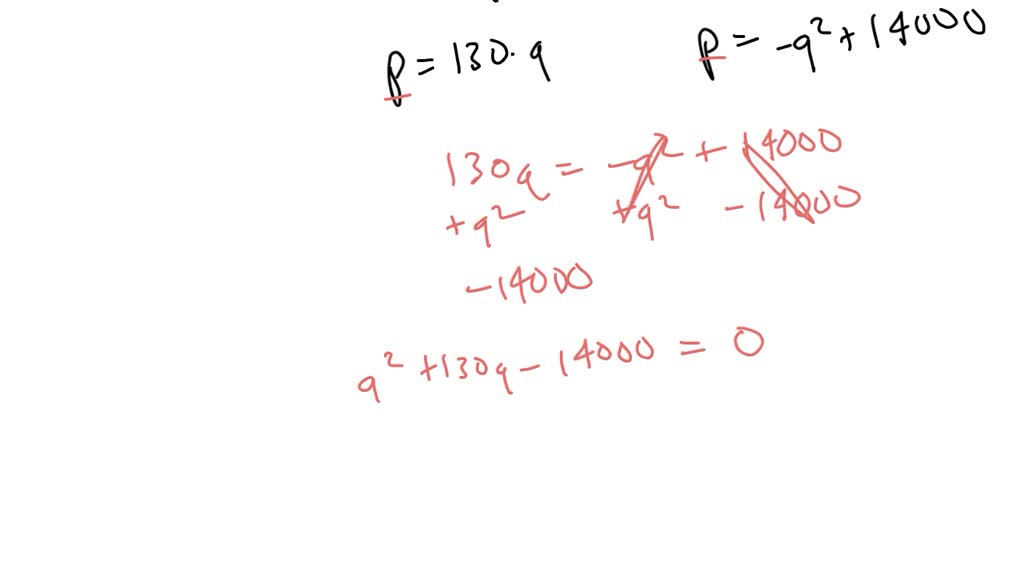 SOLVED: Equilibrium price is the price at which the quantity demanded is equal to the quantity ...