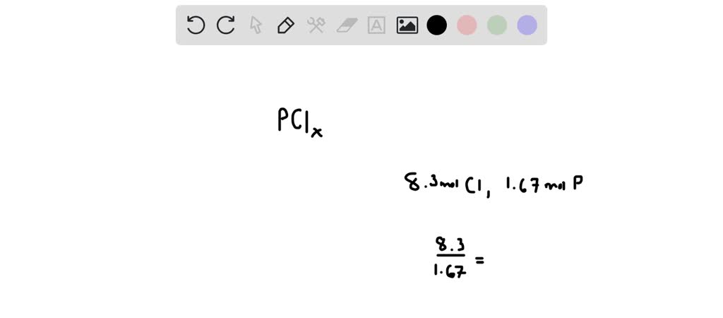 SOLVED: An unknown compound has the following chemical formula PCl ...