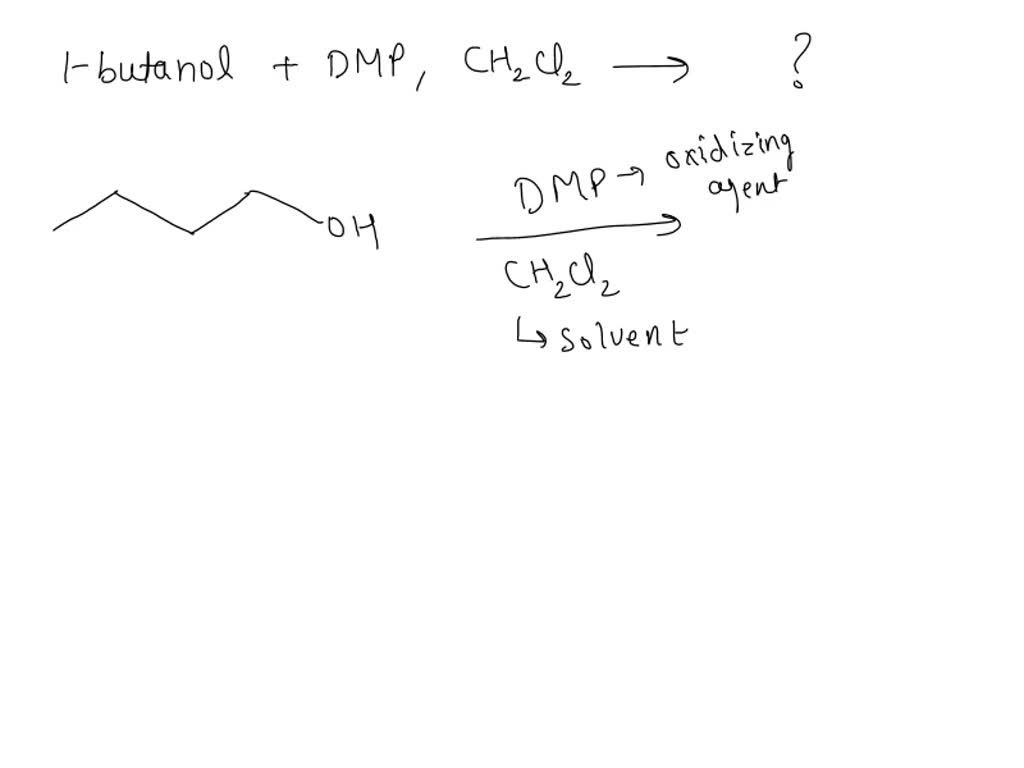 SOLVED: Draw the major product of the reaction between 1-butanol and ...