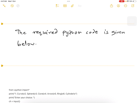 Program D.1 Write a menu driven program to create...