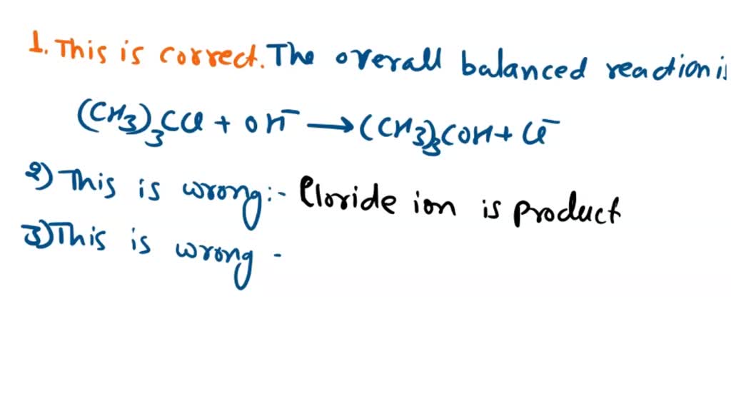 SOLVED:The mechanism for the reaction below (which you may see you take ...