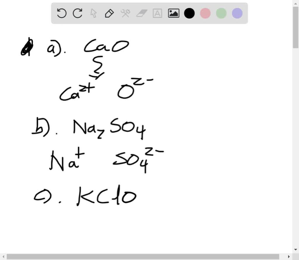 SOLVED: Give the names and charges of the cation and anion in each of the following compounds ...