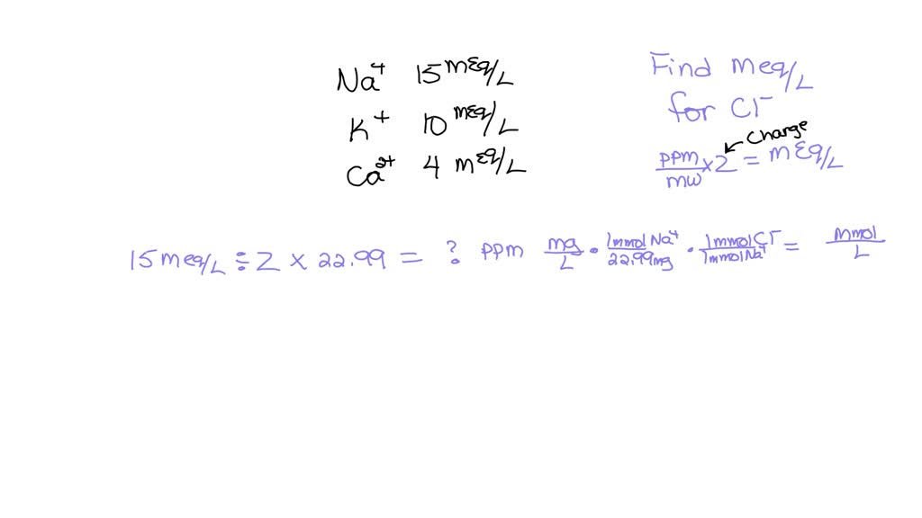 SOLVED: the laboratory test for a patient indicates a blood chloride ...