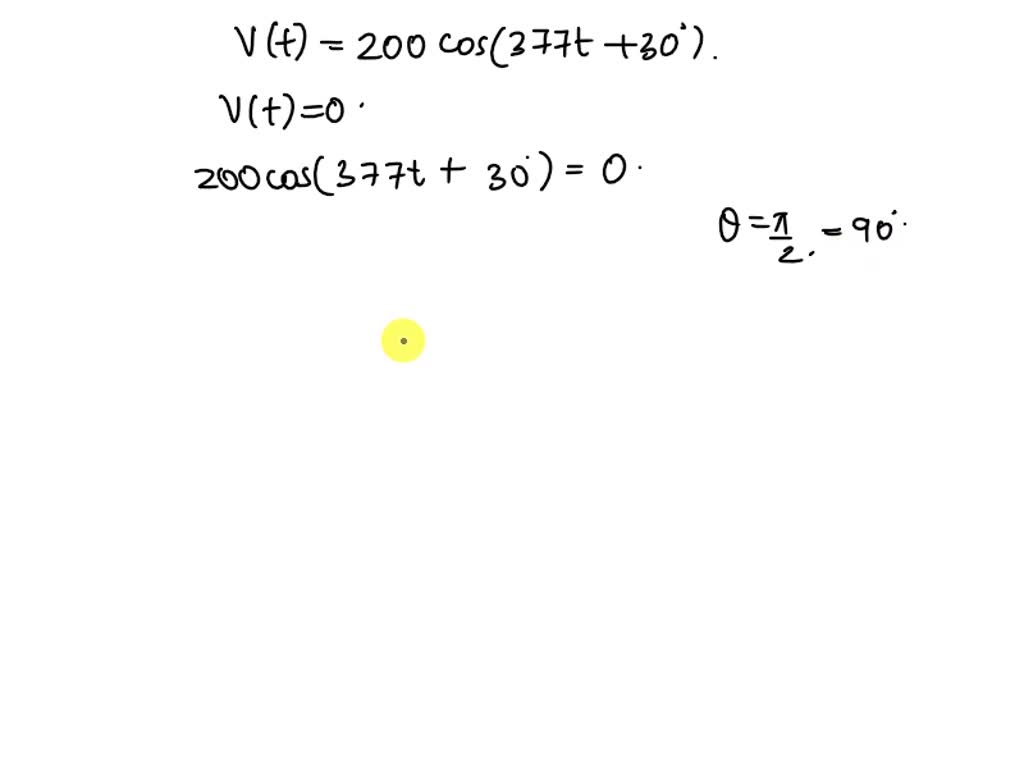 SOLVED: For a voltage V=400sin110pi t, find the root-mean-square voltage for one period. V(rms ...
