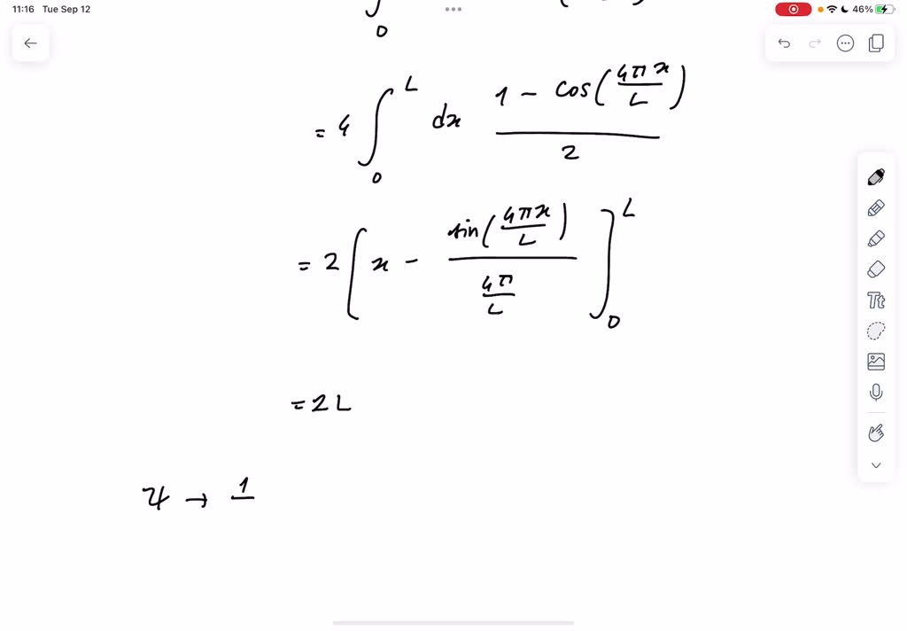 Solved An Unnormalized Wavefunction For An Electron In A Carbon