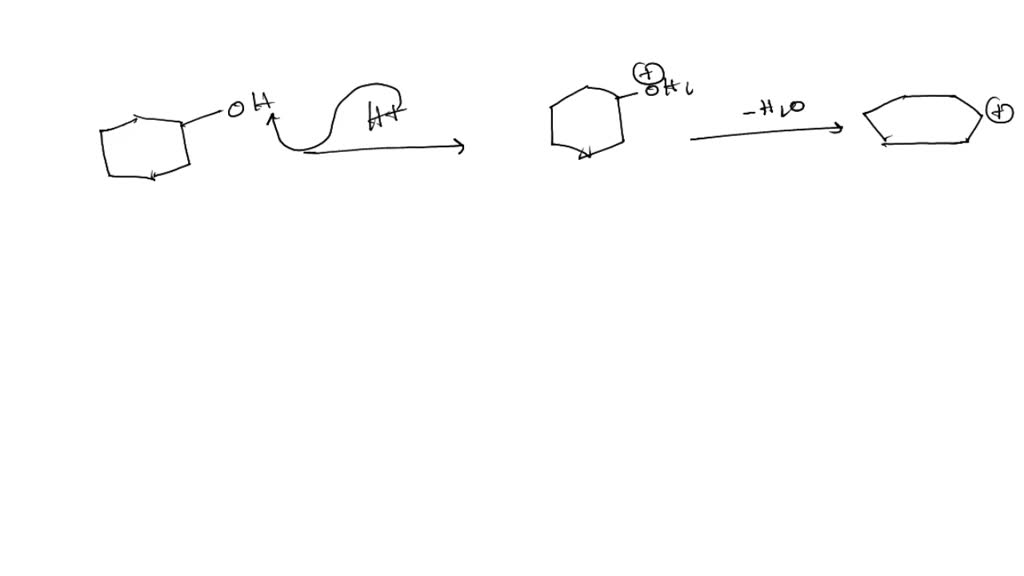 SOLVED: OH H2SO4 (conc) Cyclohexanol Dicyclohexyl ether Cyclohexene