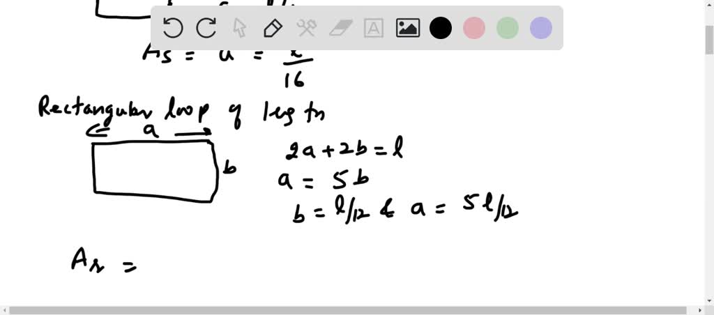 SOLVED: A square loop and a rectangular loop are each made from the ...