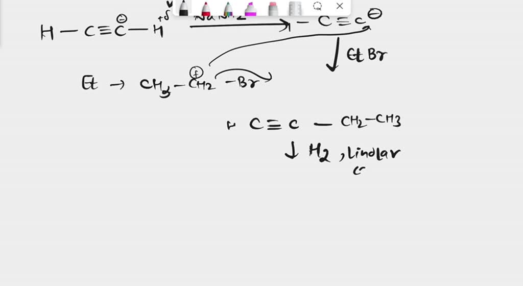 SOLVED: Practice Problem 11.14 Part 1: Using acetylene as your only source of carbon atoms ...