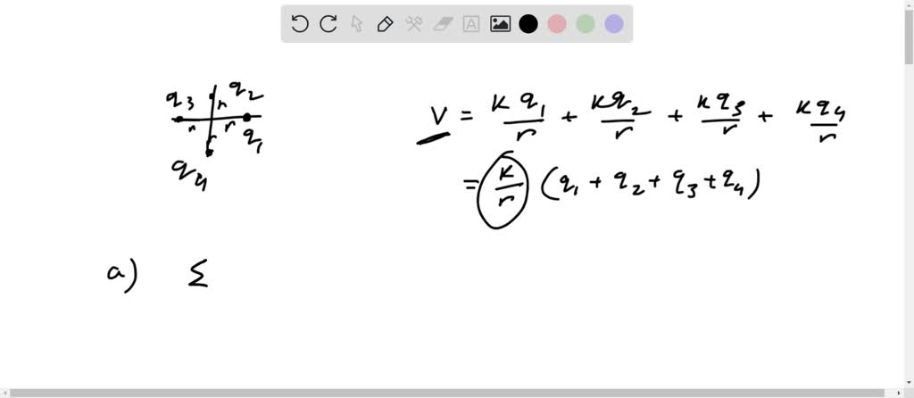 SOLVED: The figure below shows four arrangements of charged particles ...