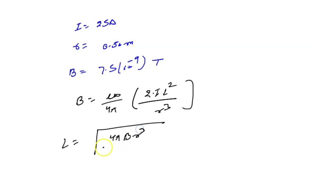 SOLVED: A small, square loop carries a 25 A current. The on-axis ...