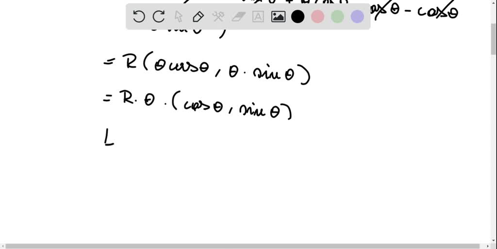 SOLVED: The involute of a circle (Figure 7 ), traced by a point at the end of a thread unwinding ...