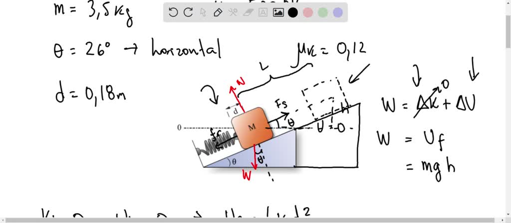 SOLVED: 5-) A block of mass m rests on a plane inclined at an angle ...