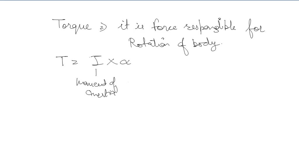 SOLVED: Apply the rotational analog of Newton's second law (involving ...