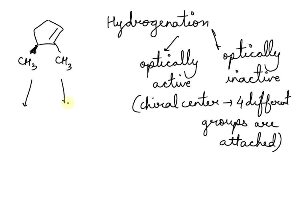 SOLVED: Compound X (C7H12) is optically active. Hydrogenation of ...