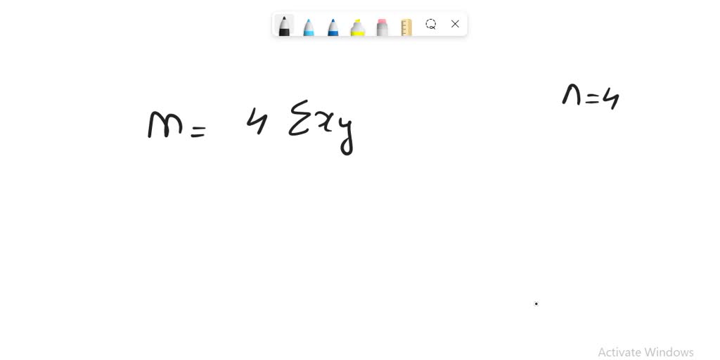 SOLVED: Calculate the least squares regression coefficient and write ...