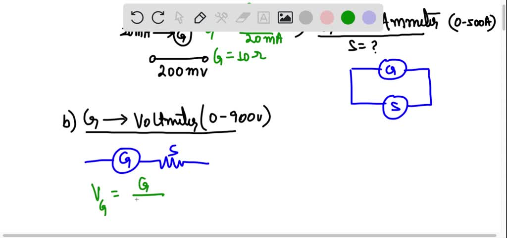 SOLVED: The pointer of a moving coil instrument gives full scale ...