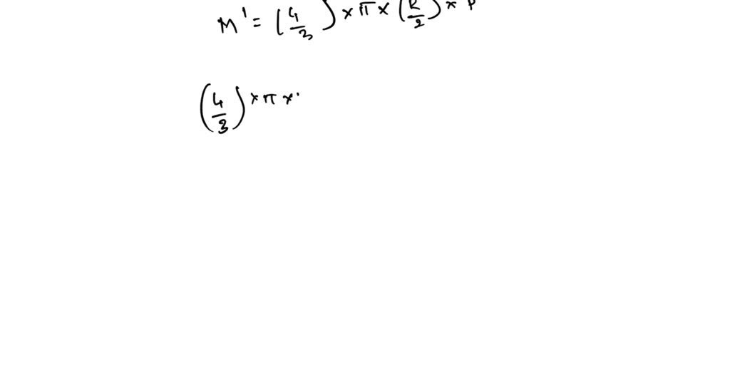 SOLVED: (1) A metallic sphere has a density p and a radius r (a) Using dimensional analysis ...