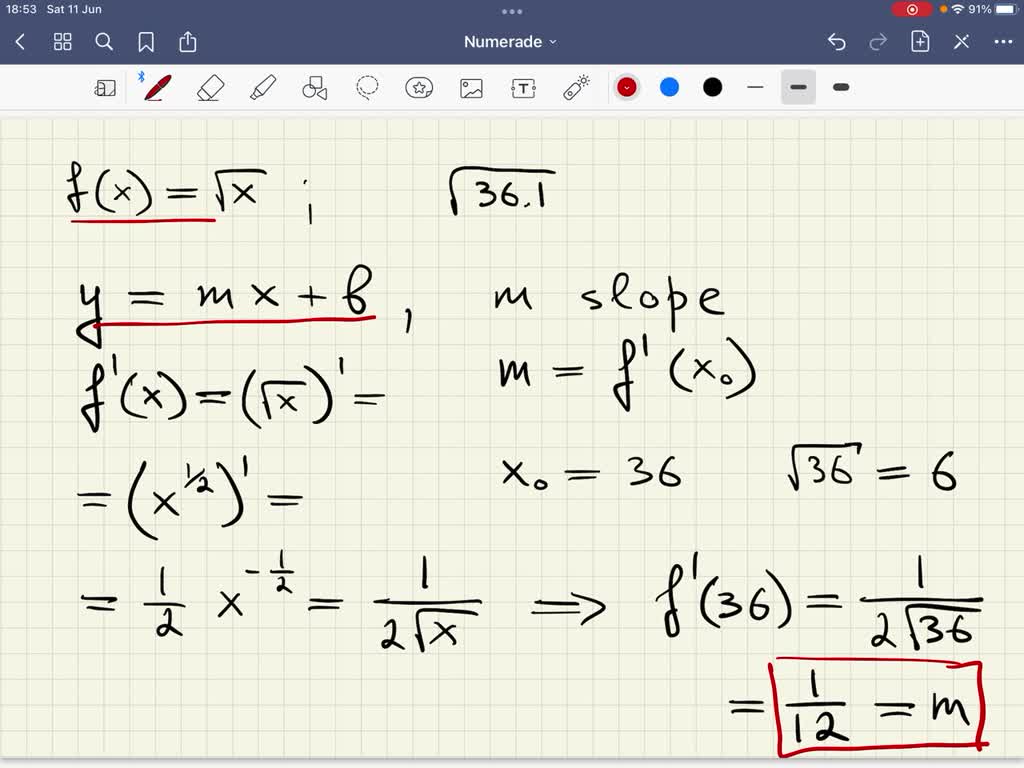 Solved: Use Linear Approximation, I.e. The Tangent Line, To Approximate 