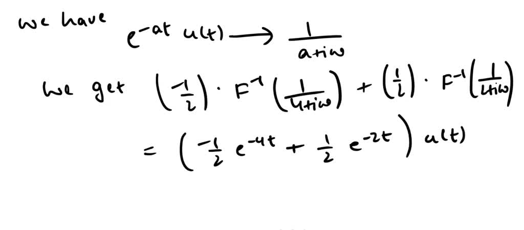 Solved Determine The Partial Fraction Expansion Of 8 6iw 4 I0 2