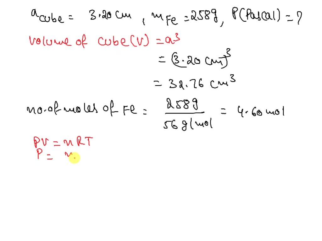 SOLVED: Calculate the pressure in pascals exerted on a tabletop by a ...